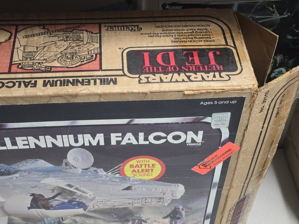 Vintage 1983 Kenner Star Wars ROTJ * MILLENNIUM FALCON BOX ONLY * NICE ...