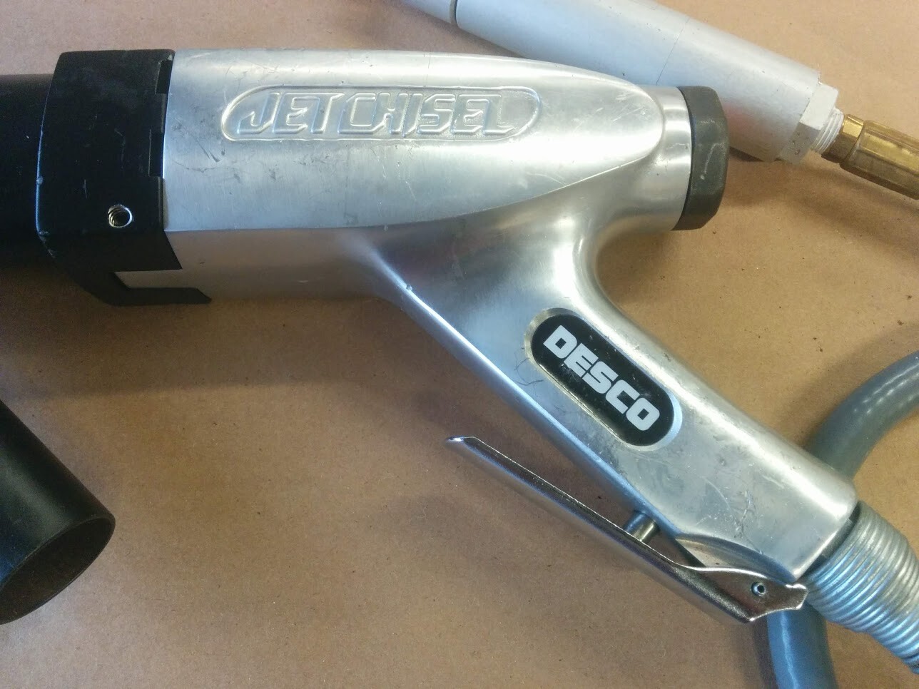 Desco JetChisel Pneumatic Dust Free Needle Scaler Power Tool w/ air ...