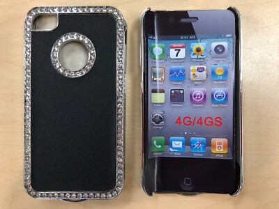 Blink iPhone 4 / 4S Snap On Cover Case in Black/Silver | eBay