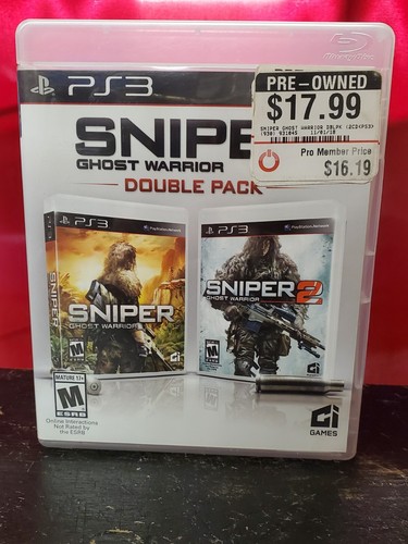 PS3 Sniper Ghost Warrior Double Pack Complete Nice Clean | eBay