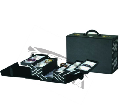 80 Slot Luxurious Black Eyeglasses Optical Glass Storage Organizer ...