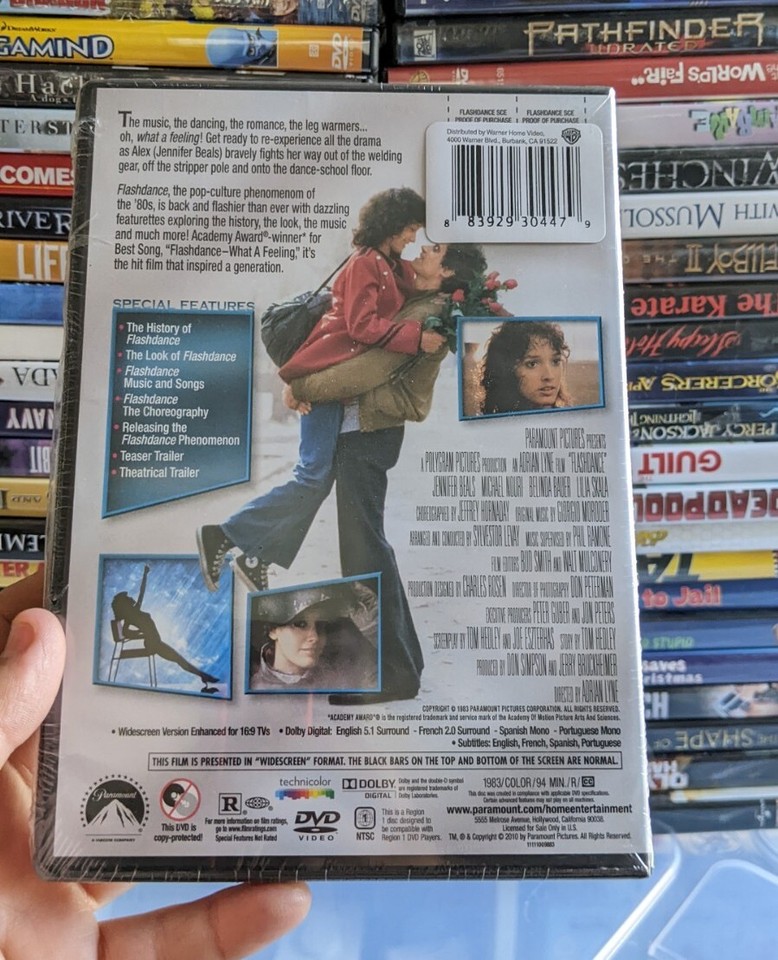 Flashdance DVD | NEW Sealed | Jennifer Beals - Special Collector's ...
