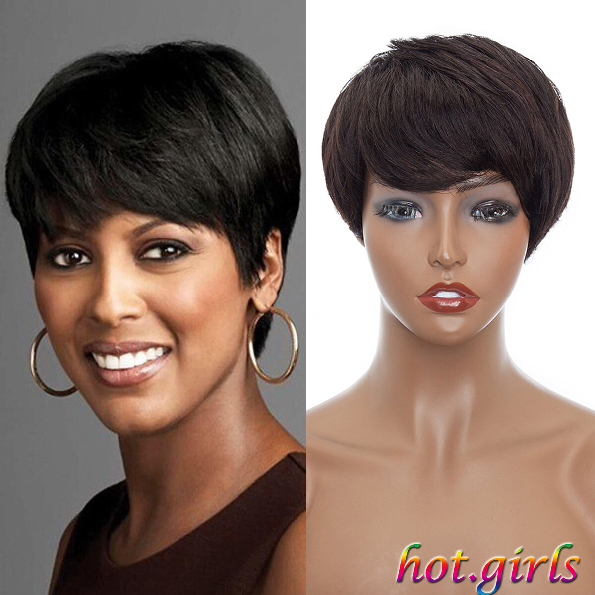 Short Layered Side Bangs