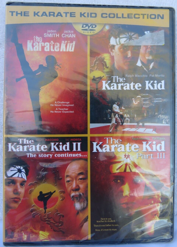 NEW-The Karate Kid Collection-DVD-4 Pack Karate Kid 2010&1984-Karate ...