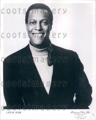 1969 Wire Photo African American Singer Broadway Actor Leon Bibb | eBay