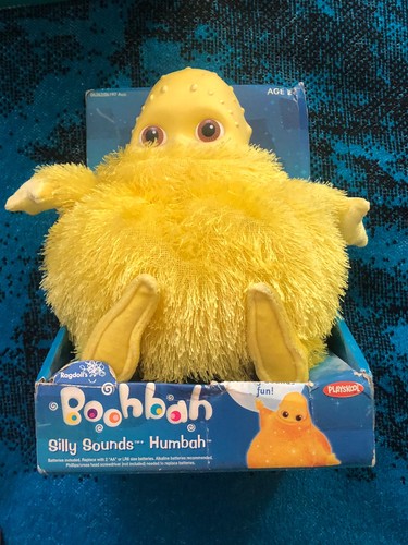 Yellow Boohbah Talking Plush Humbah Silly Sounds NIB Playskool PBS kids ...