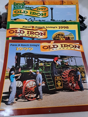 Farm & Ranch Living's 1997, 1998 and 1999 Old Iron Calendars | eBay