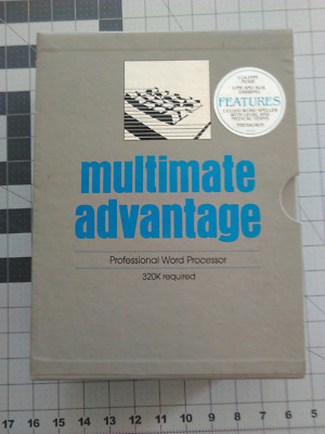 Multimate Advantage 1 & 2 Software on 5.25 and 3.5 disks - all manuals ...