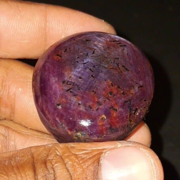 STAR RUBY RARE NATURAL VIOLET OVAL 284.05 Ct LOOSE GEMSTONE CABOCHON | eBay