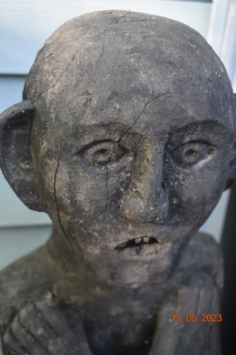 HUGE IFUGAO SHAMANS KING BULUL, HINGYON BARANGAY HAMALOPYOP 36" 1900S ...