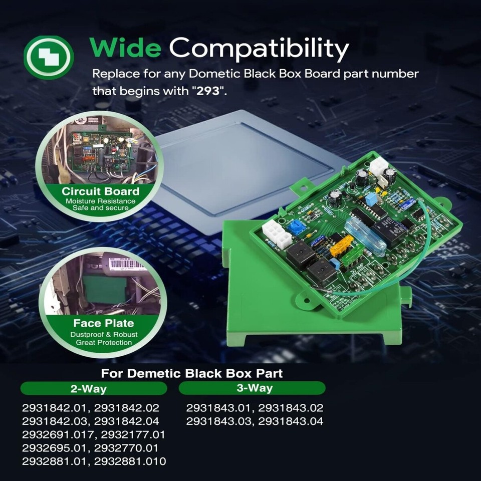 MICRO P-711 Dometic Control Board for Dometic 2-way (AC, gas) 3-way (AC ...