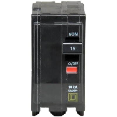 Square-D QO215 15 A Mini Circuit Breaker, 10 kA, NEW ON FACTORY BOX (5 ...