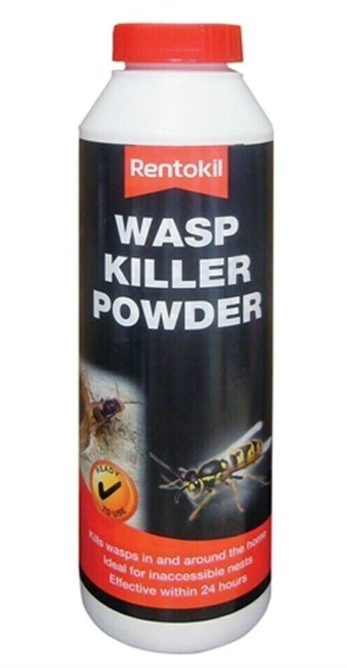 RENTOKIL WASP KILLER POWDER 150G KILLS WASPS INACCESSIBLE AREA NEST ...