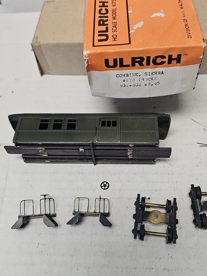 Ulrich HO Scale Sierra Railroad Combine Kit "AS IS" 931-802 | eBay