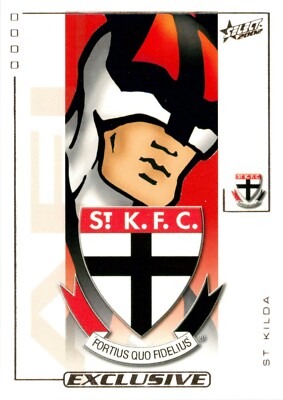 2002 ST KILDA SAINTS AFL Card CLUB LOGO Exclusive | eBay Australia
