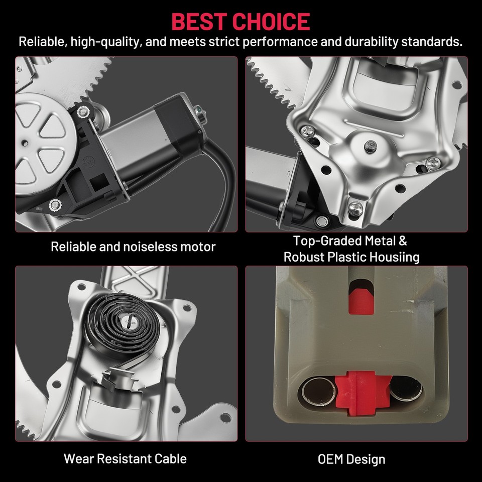 Window Regulator Front Driver Side For 1997-04 Ford F150 F250 Pickup w ...