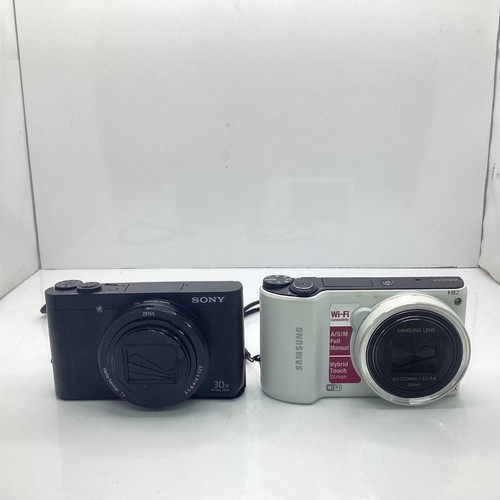 Sony Cyber-Shot (Damaged) + Samsung WB200F (No Battery) (Both Parts ...
