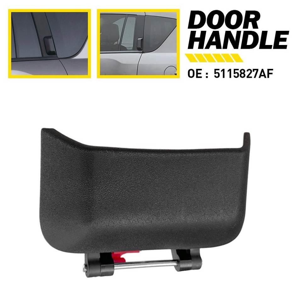 LH Door Handle Rear Driver Plastic Exterior Black For 2007-2016 Jeep ...