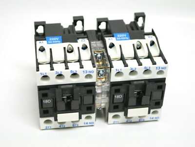 NHD Reversing Motor Contactor up to 15HP 220V coil Electrical Mechanic ...