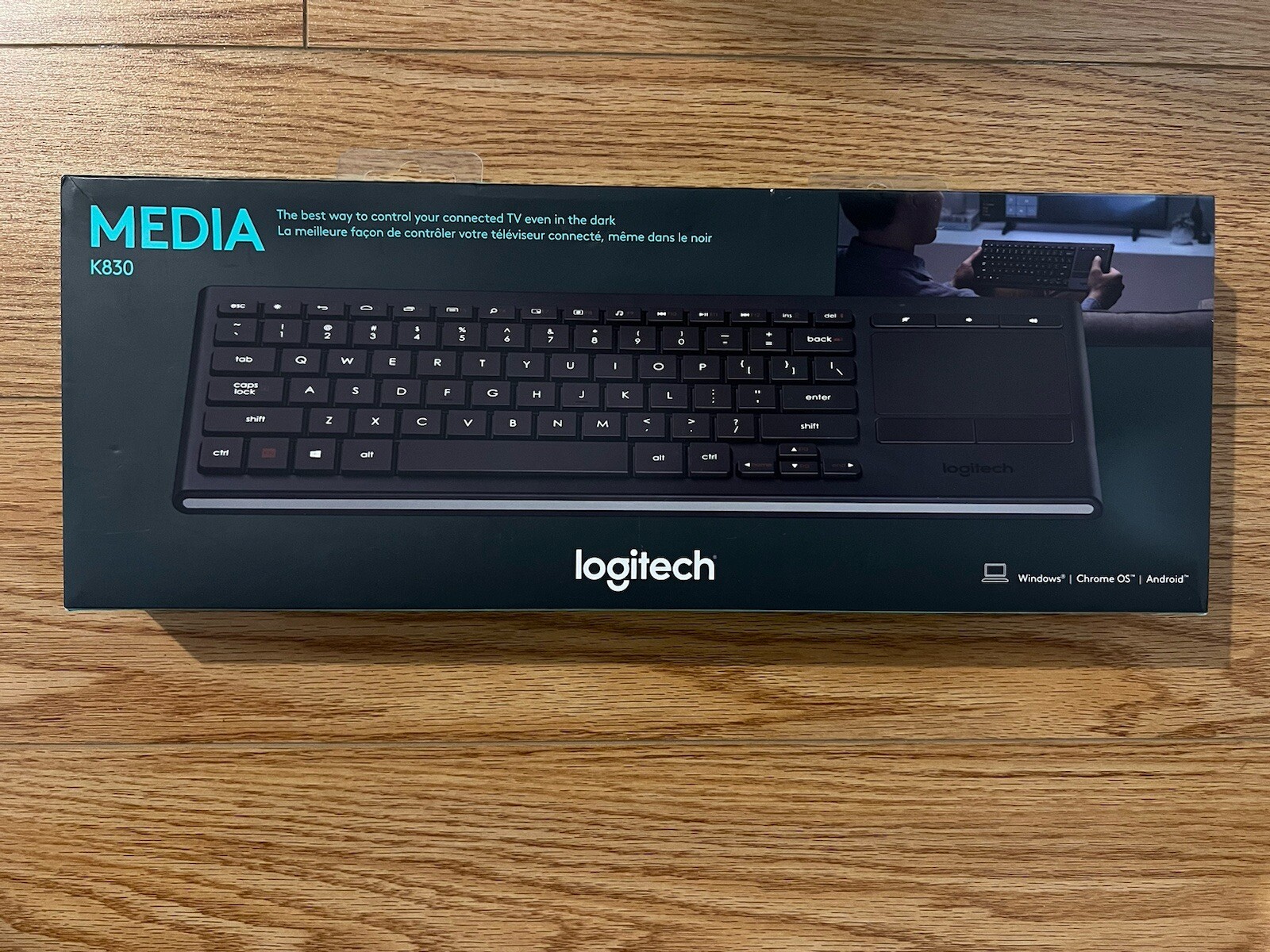Logitech 920-007182 K830 Illuminated Keyboard - Black for sale online ...