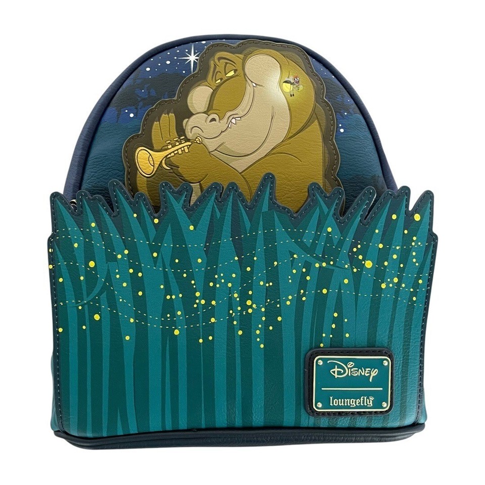 Disney100 Loungefly Princess and the Frog Louis Ray Glow in Dark Mini ...