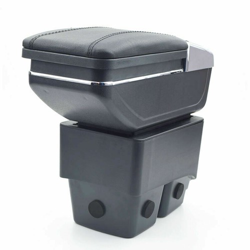 Armrest Arm Rest Centre Console Storage Box Rotatable For Ford Fiesta ...