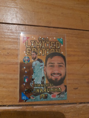 Gianluigi Donnarumma Panini euro2020 premium GOLD limited edition card ...