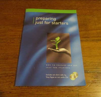 Preparing Just For Starters Includes Ten Short Talks by T Payne On Two ...
