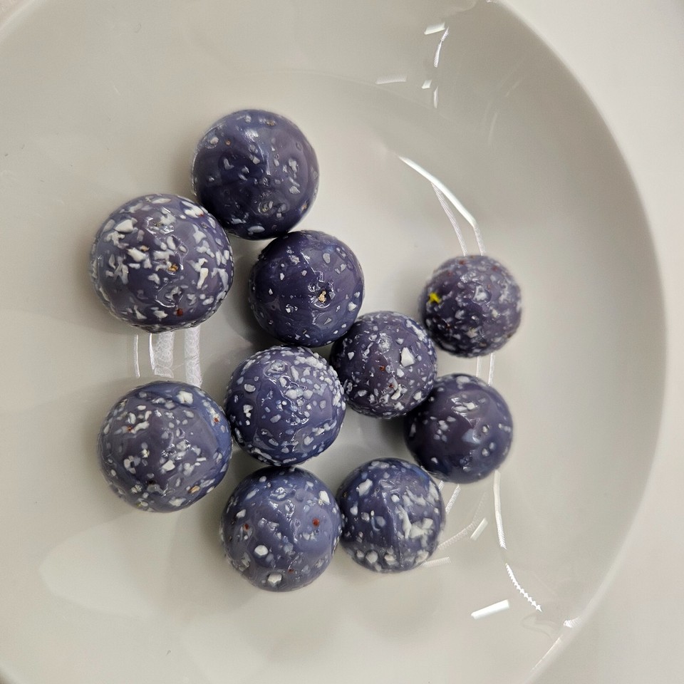 5 Galaxy Or Confetti Marble/Marbles All MINT Condition Collectible ...