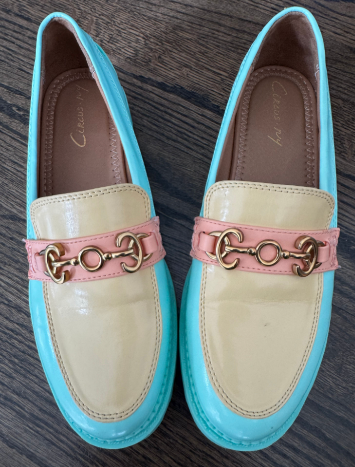 Circus NY by Sam Edelman Pierre Platform Colorblock Leather Loafers ...