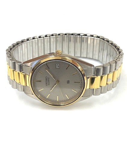 Original Vintage Seiko Quartz S2 Two Tone DUMMY Watch, 5Y22-8A09 8A0L ...