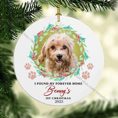 I Found My Forever Home, Personalized First Christmas Ornaments, Custom ...
