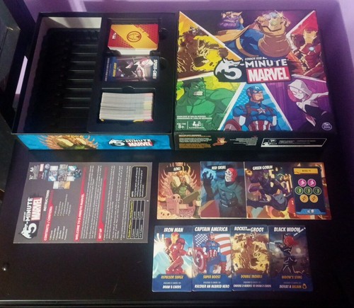 5 Minute Marvel Cooperative Strategy Card Game Spin Master, Connor Reid ...