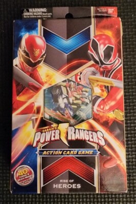 New 2013 Power Rangers Action Card Game Rise of Heroes Starter Set (Set ...
