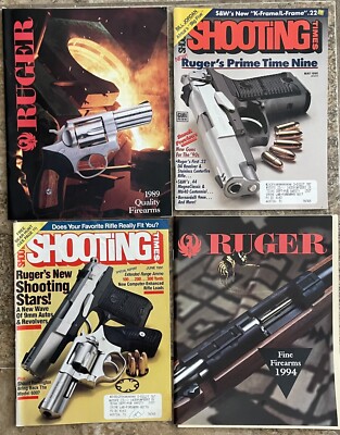 Shooting Times 1990, 1991 Featuring Ruger And Ruger Catalogs 1989, 1994 ...