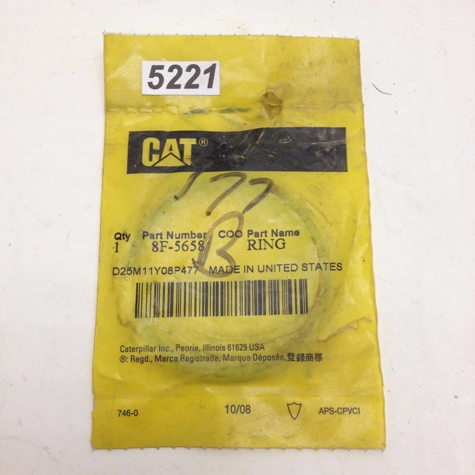CAT Ring Caterpillar New in Package 8F-5658 #5221 | eBay