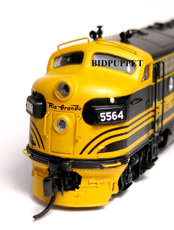 D&RGW Rio Grande EMD F7A Diesel Locomotive #5564 Paragon Stealth ...