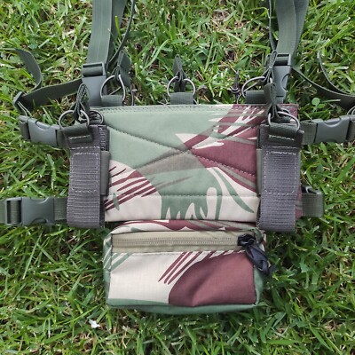 RBS RHODESIAN BRUSHSTROKE Camo Tactical Chest Rig for 223 308 or Banana ...