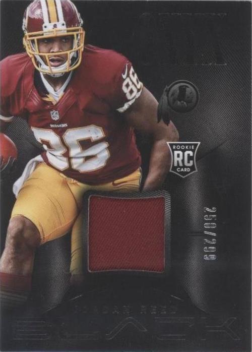 2013 Panini Black - Onyx Rookie Materials Jordan Reed #14 /299 (MEM, RC ...