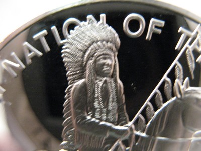 7/8 OZ. DAKOTA SIOUX AMERICAN INDIAN NATIVE TRIBAL NATION .999 SILVER ...