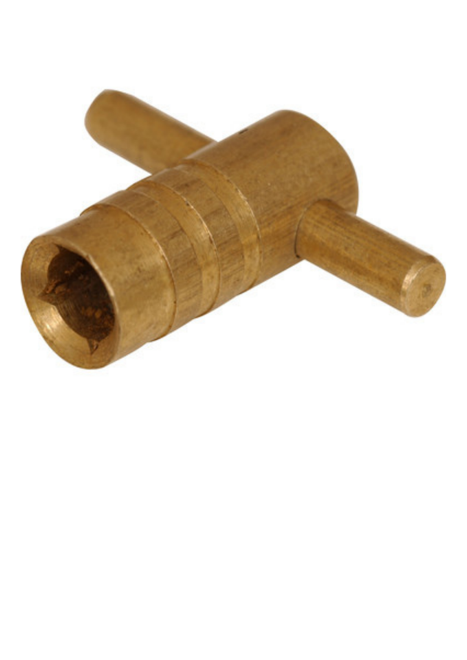Thread Brass Clock Type Butterfly & Tee Bar Radiator Key – Bleed Valve ...