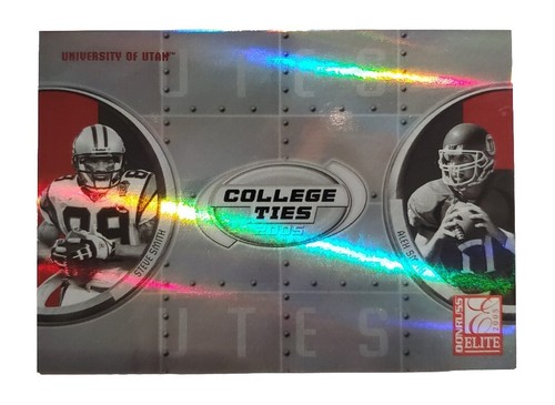 2005 Donruss Elite College Ties Football Card #CT2 Steve Smith/Alex ...