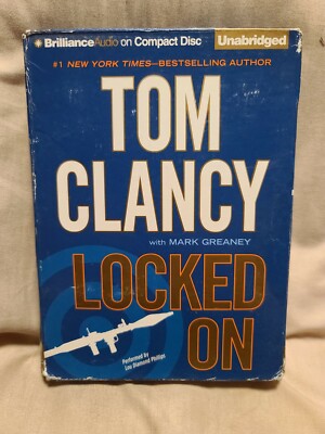 Shelf212 Audiobook~locked on- Tom clancy- unabridged- 15 cds | eBay