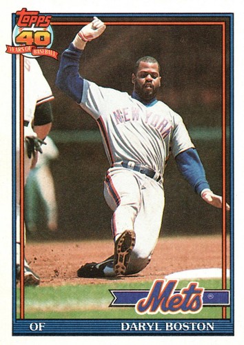 1991 topps 40 Year of Baseball Card #83 DARYL BOSTON | eBay