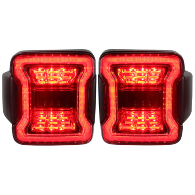 LED Tail Lights Brake Reverse Turn Signal For Jeep Wrangler JL 2018 ...