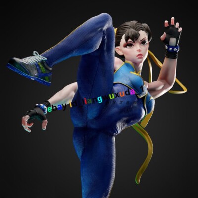 76mm Chun Li Resin Figure Model Kit Unpainted Unassembled Girl Garage ...