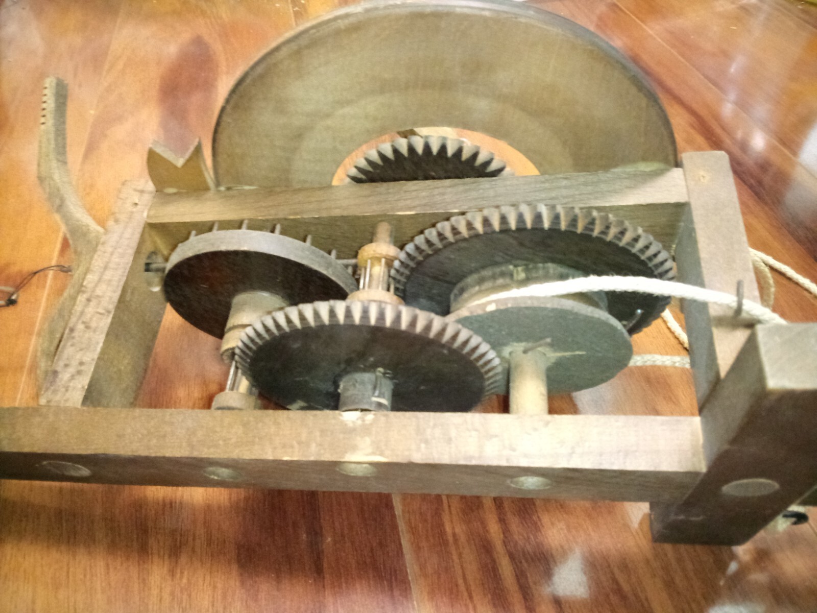 Antique Weight Driven Clock "Anno 1640" Wooden Movement | eBay