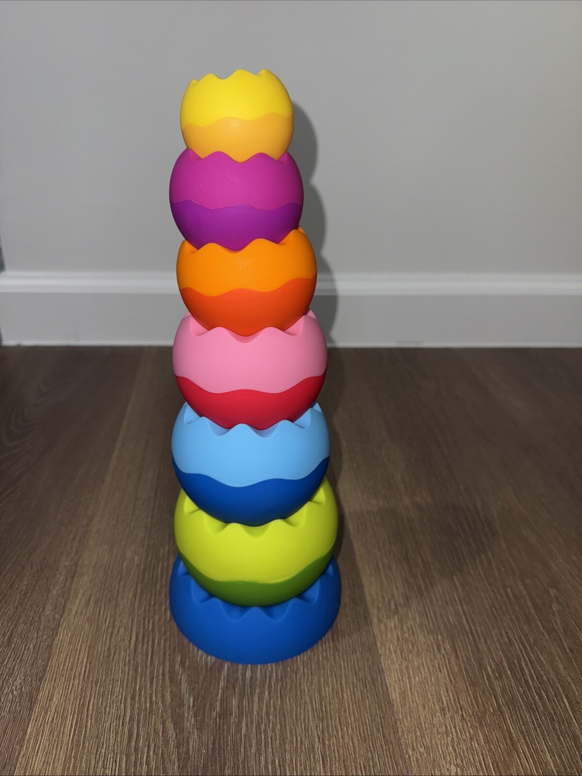 Fat Brain Toy Co Tobbles Neo Stackable /Stacking Motor Skills 10m-4y ...