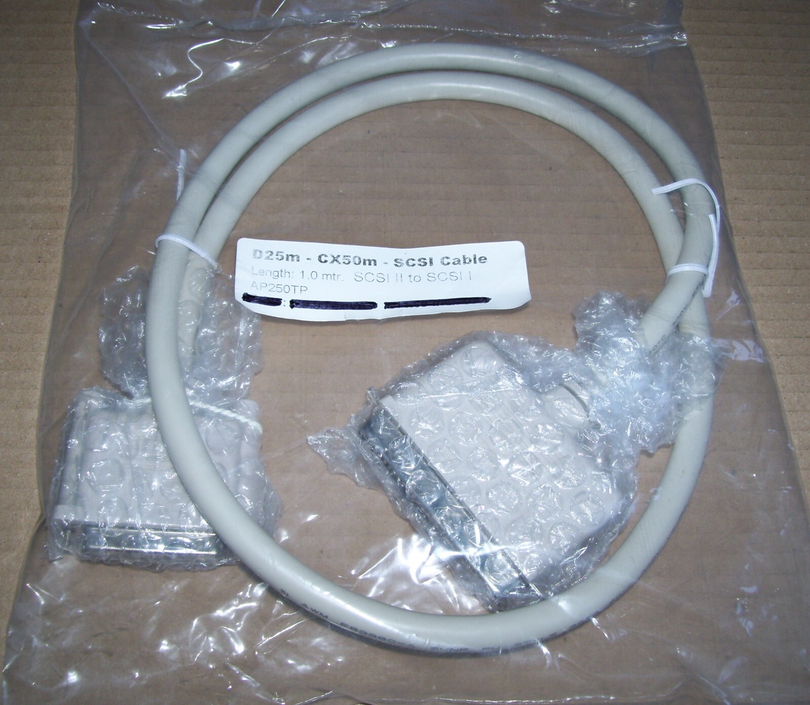 NEW DB25 Male to Centronics 50 pin male SCSI cable 1 Meter Akai Sampler ...