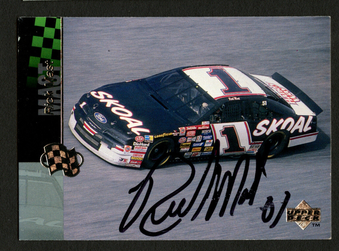 Rick Mast #78 signed autograph auto 1994 Upper Deck NASCAR Trading Card ...